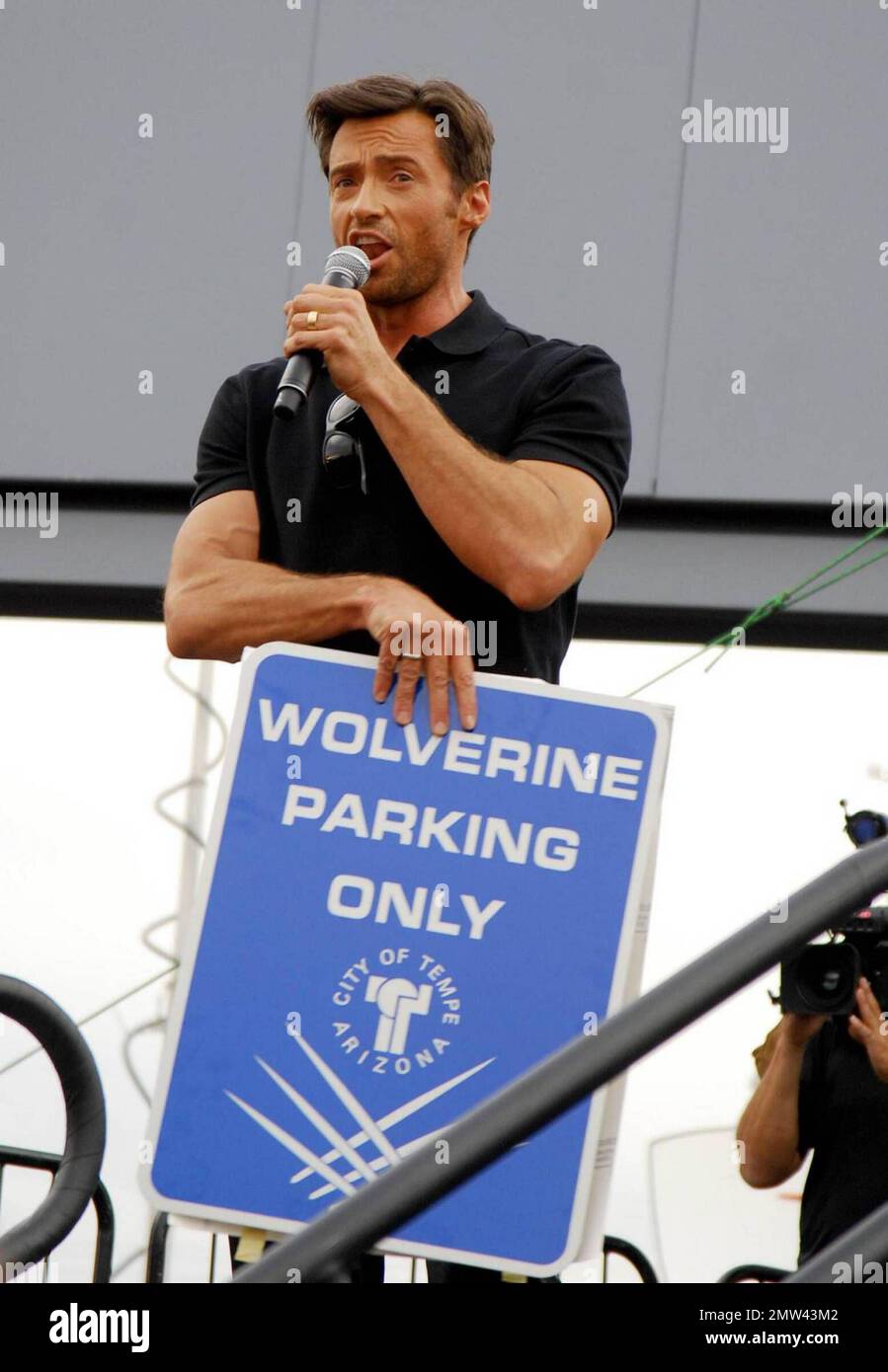 Hugh Jackman continues his promotional tour for his new film "X-Men ...