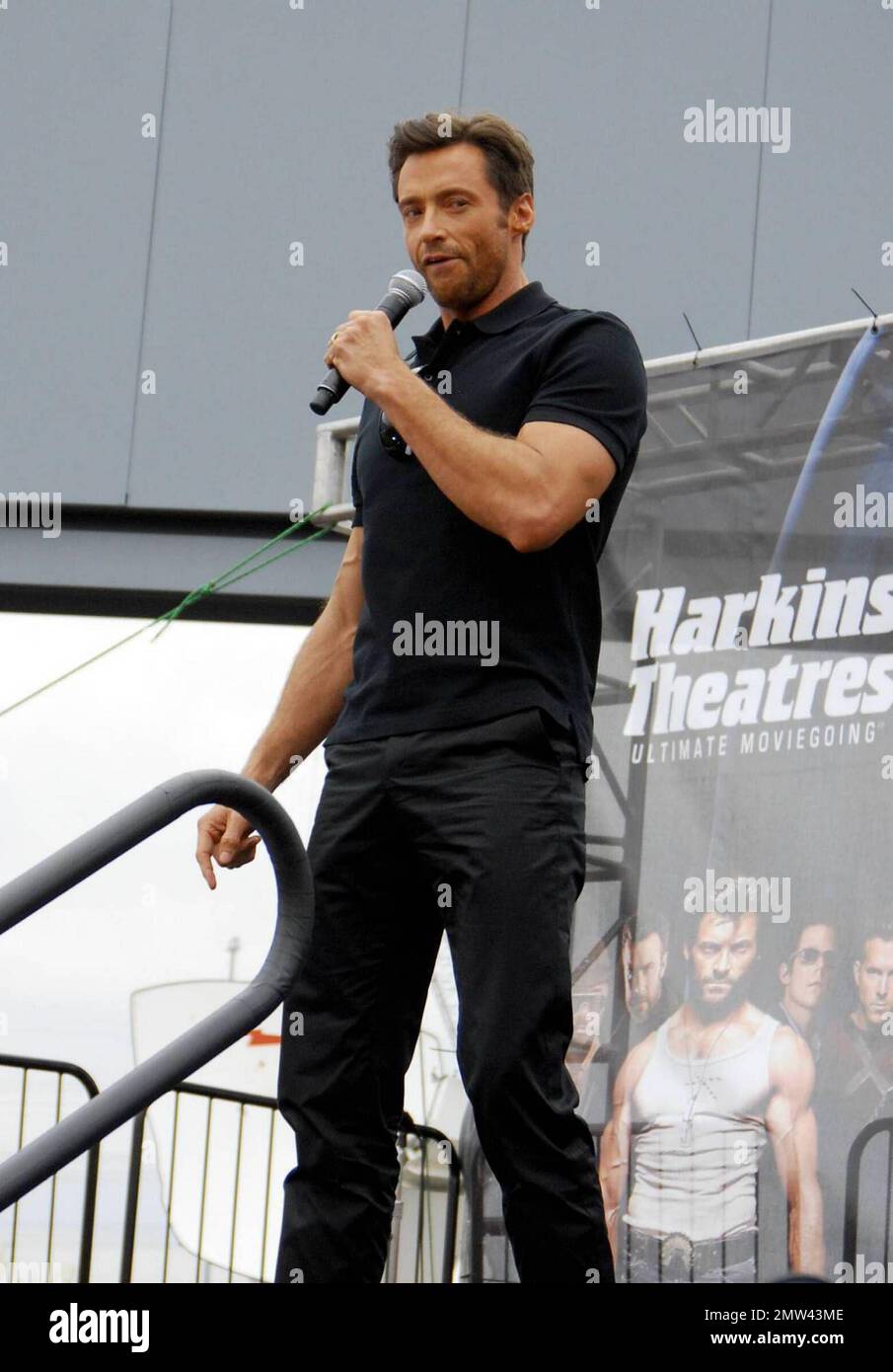 Hugh Jackman continues his promotional tour for his new film "X-Men ...