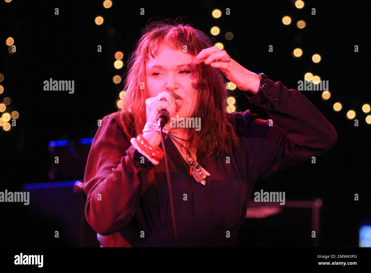Billy Zoom, John Doe and Exene Cervenka of the American punk rock band ...