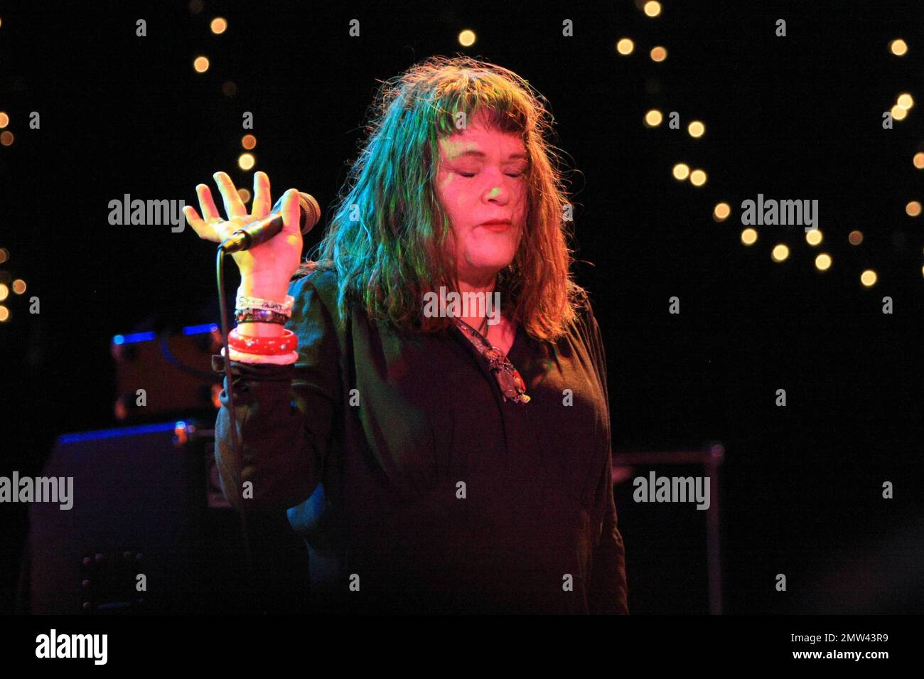 Billy Zoom, John Doe and Exene Cervenka of the American punk rock band ...
