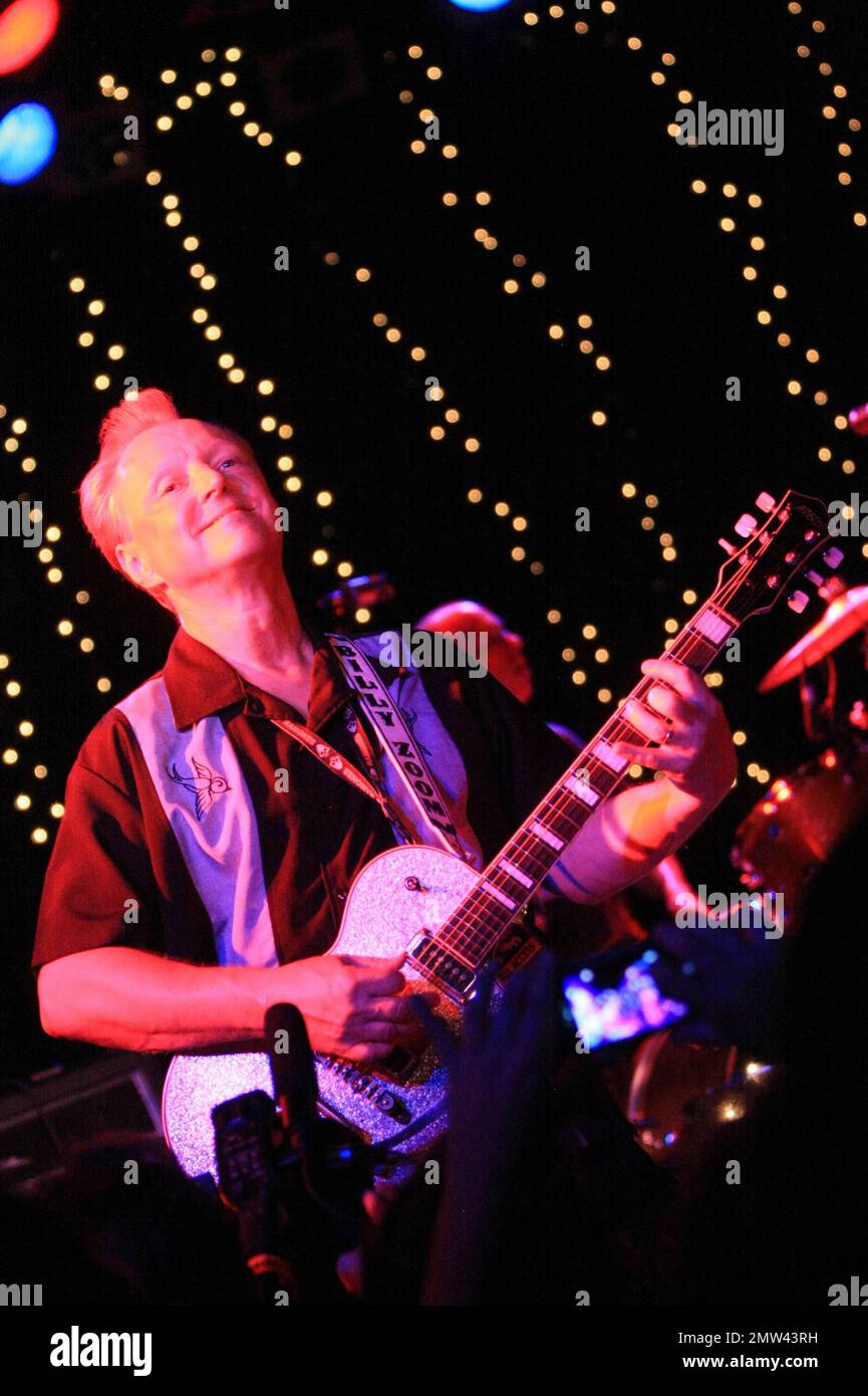 Billy Zoom, John Doe and Exene Cervenka of the American punk rock band ...