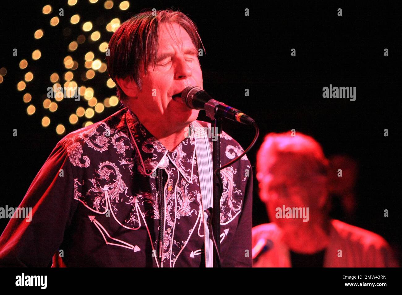 Billy Zoom, John Doe and Exene Cervenka of the American punk rock band ...