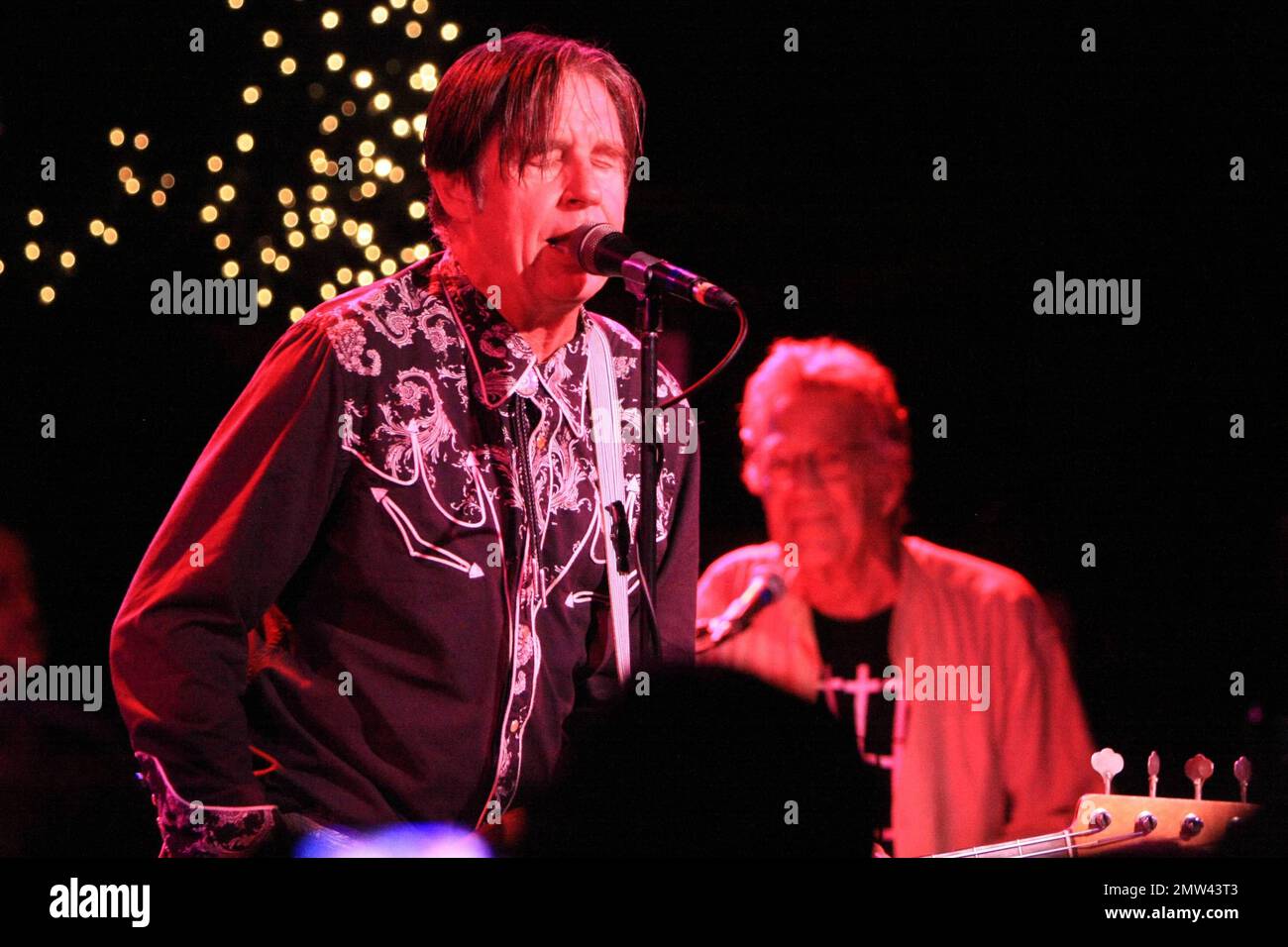 Billy Zoom, John Doe and Exene Cervenka of the American punk rock band ...