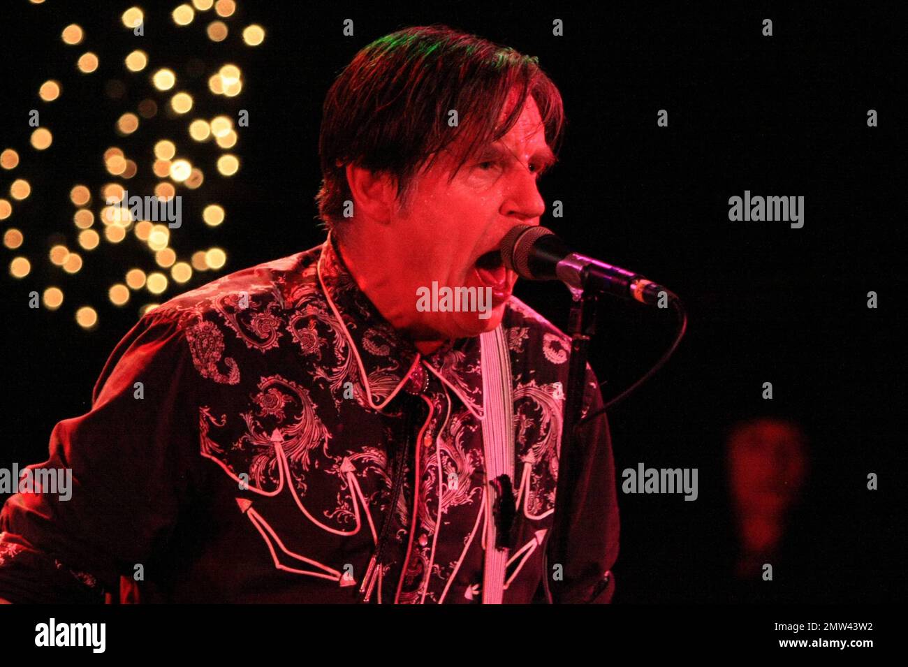 Billy Zoom, John Doe and Exene Cervenka of the American punk rock band ...