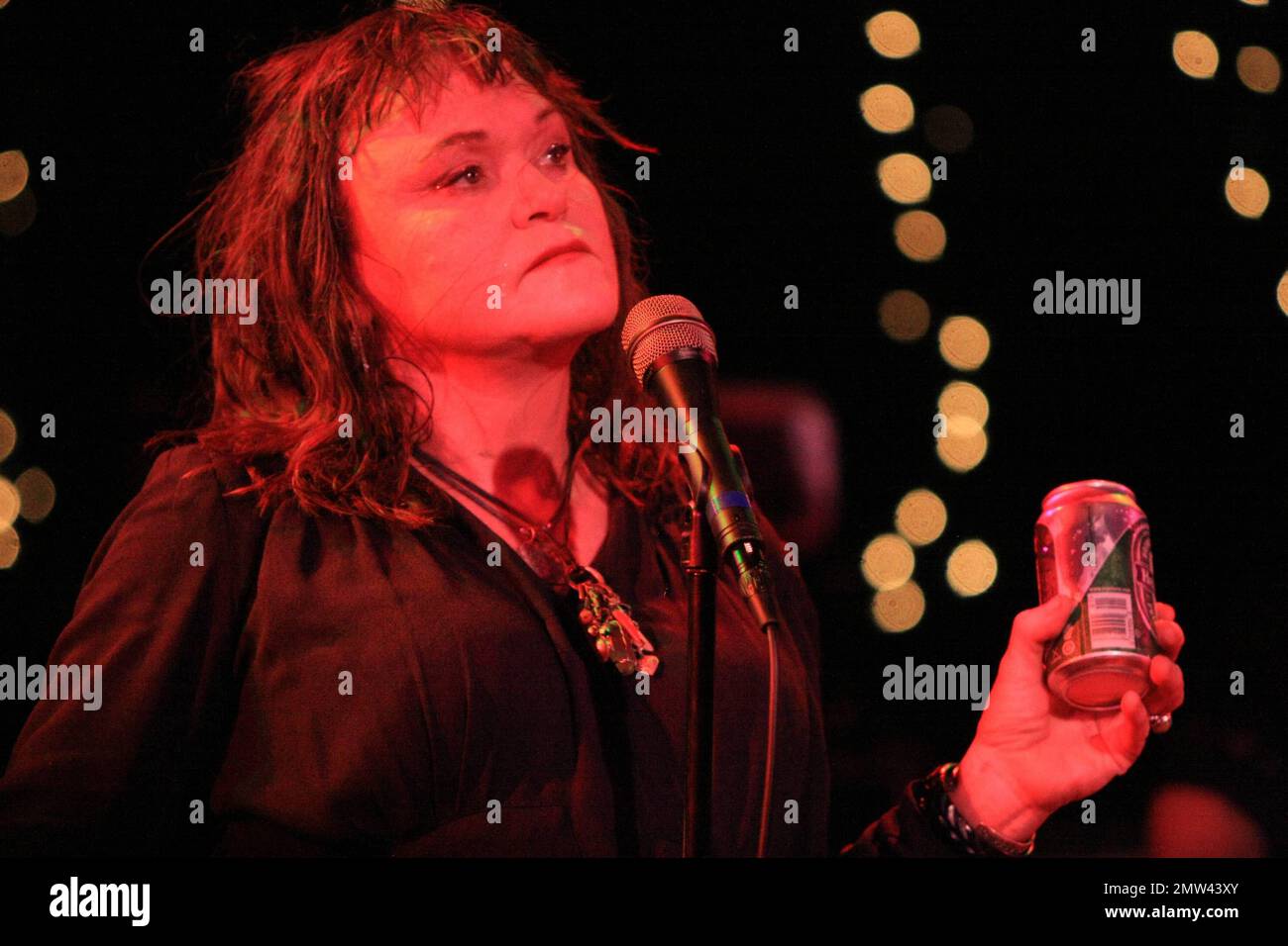 Billy Zoom, John Doe and Exene Cervenka of the American punk rock band ...