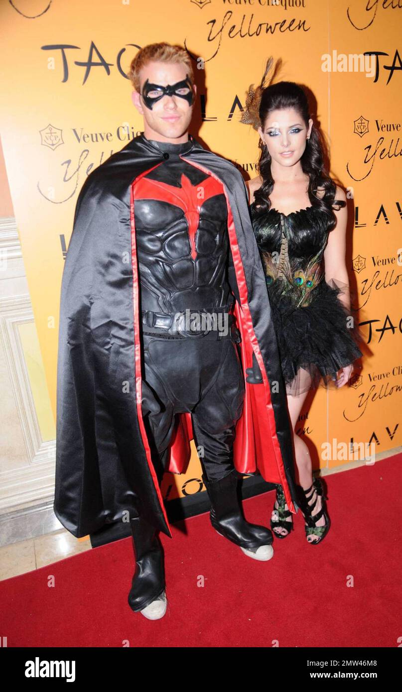 - Kellan Lutz and Ashley Greene at Veuve Cliquot's Yelloween party held ...