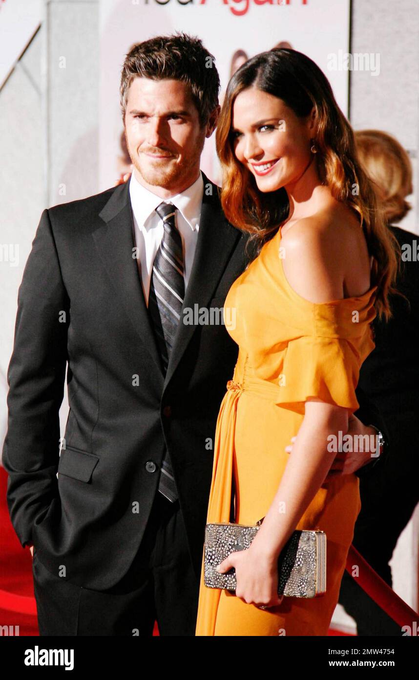 Odette Yustman and Dave Annable at the You Again premiere in Los ...