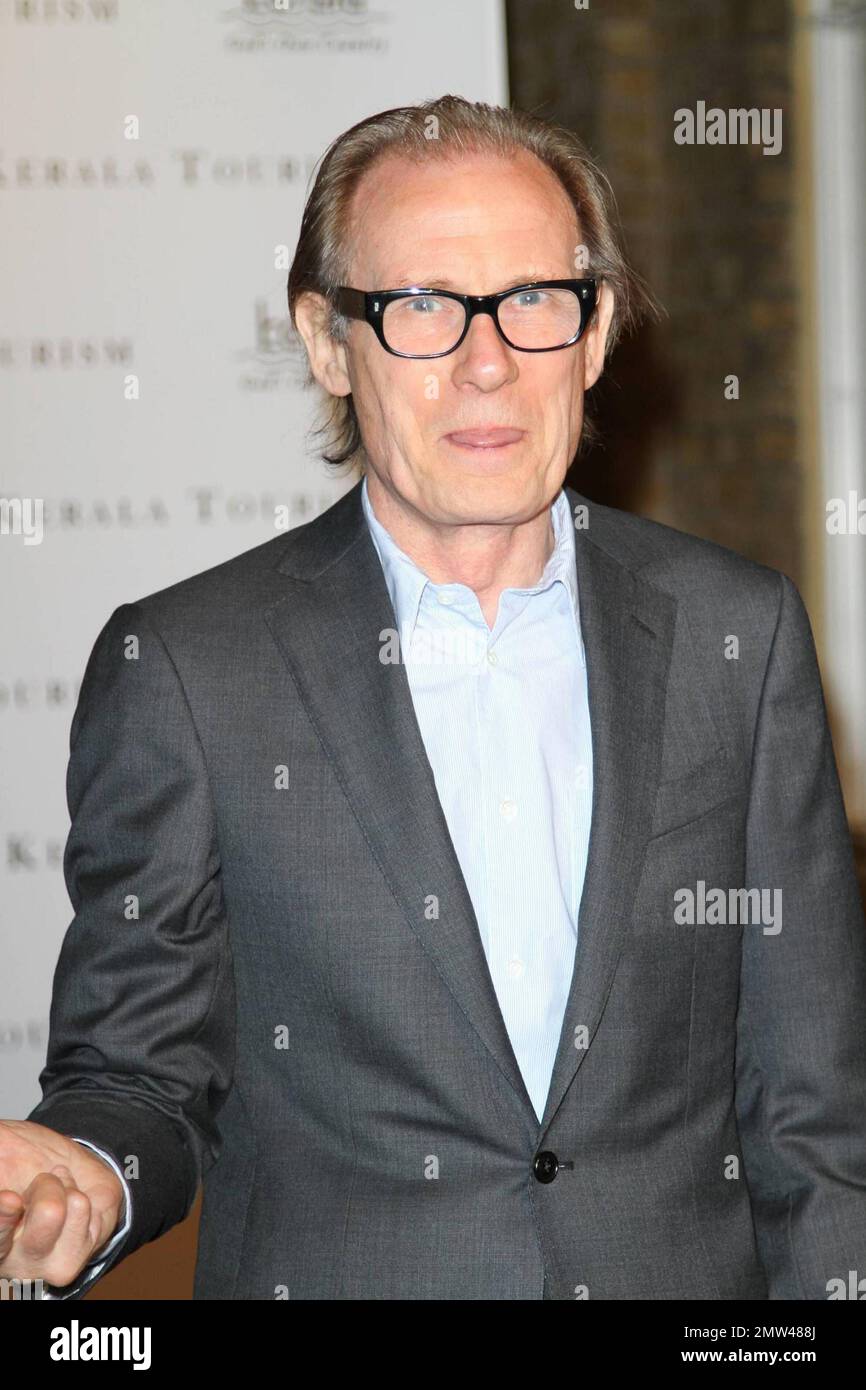Bill Nighy arrives at London's contemporary Saatchi Gallery for the ...