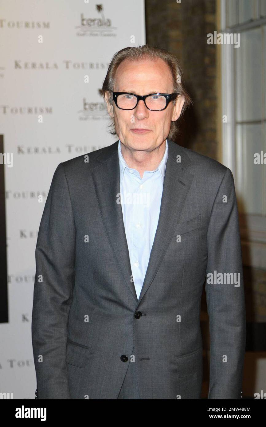 Bill Nighy arrives at London's contemporary Saatchi Gallery for the ...
