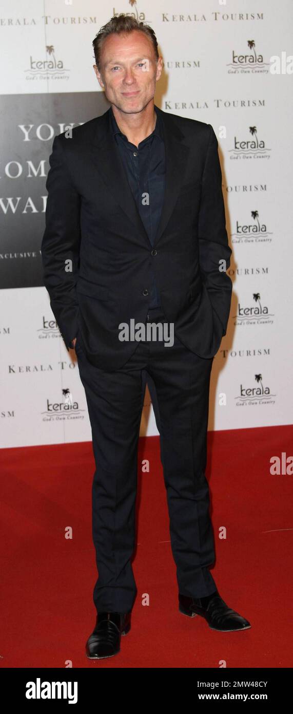 Singer Gary Kemp arrives at London's contemporary Saatchi Gallery for ...