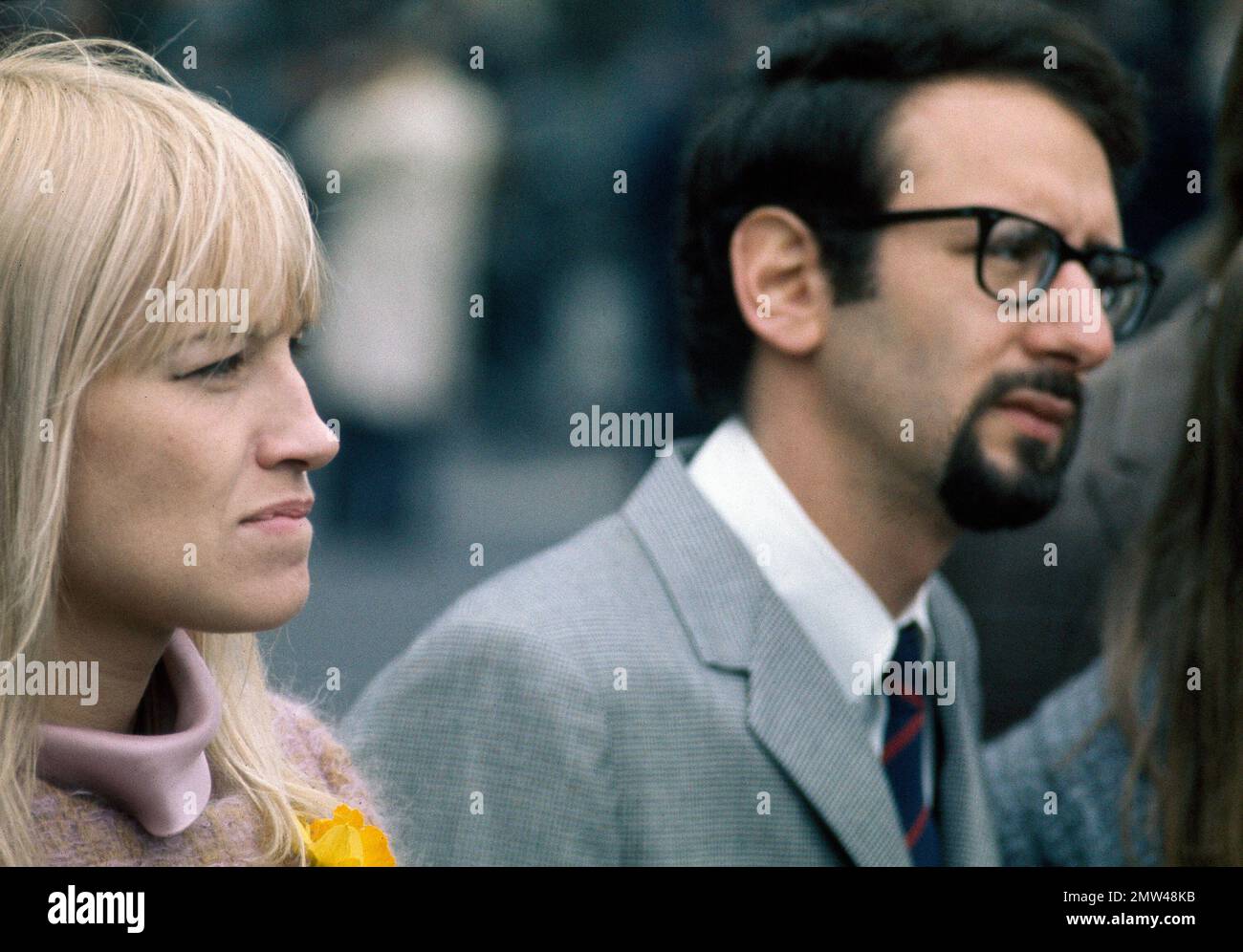 Mary Travers, left, and Peter Yarrow of Peter, Paul and Mary, are shown ...