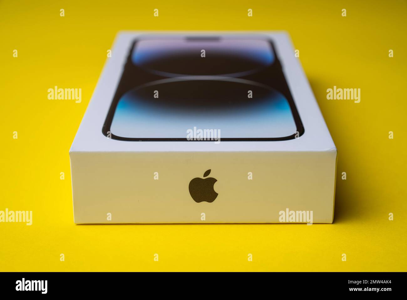 iPhone 14 Pro Max in Space Black color, in box. In Apple's latest phone ...