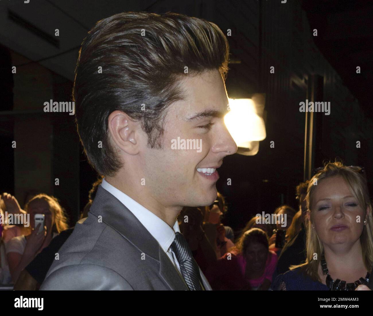Actor Zac Efron arrives at "The Lucky One' Sydney Premiere held at ...