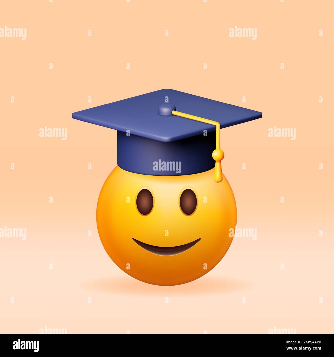 Graduation Smiley Face