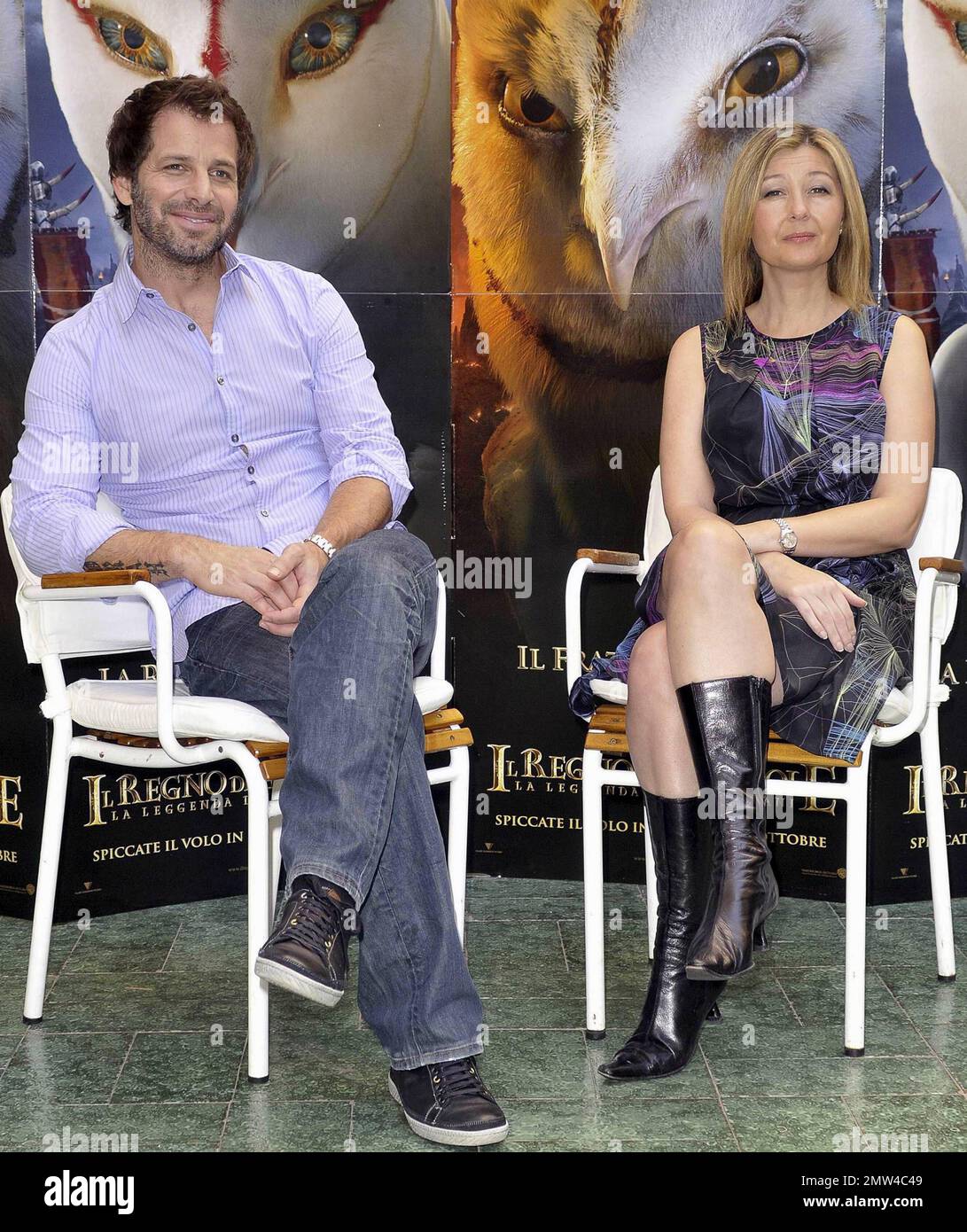 Zack Snyder poses for photos at a photocall for "Legend of the ...