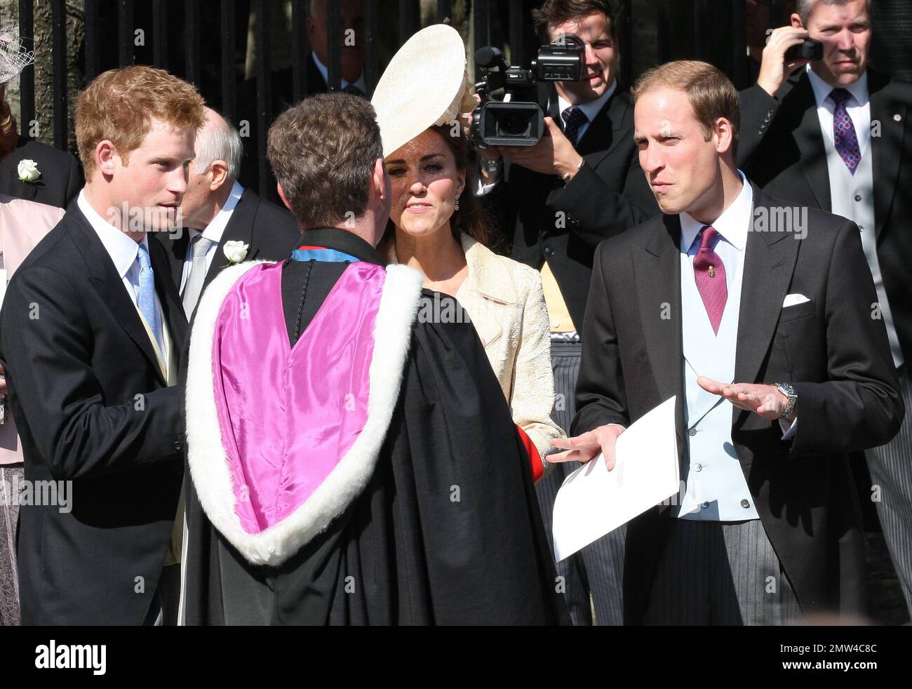 Zara Philips and Mike Tindell Wedding Day, Canondale Kirk, Scotland, UK ...