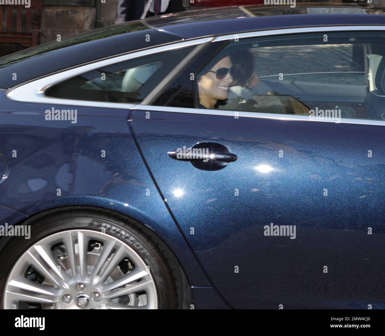 Zara Philips and Mike Tindell Wedding Day Canondale Kirk Scotland on ...