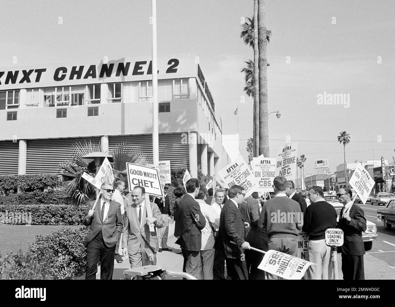 The familiar sign-off of "Good night, Chet" at the end of the Huntley ...