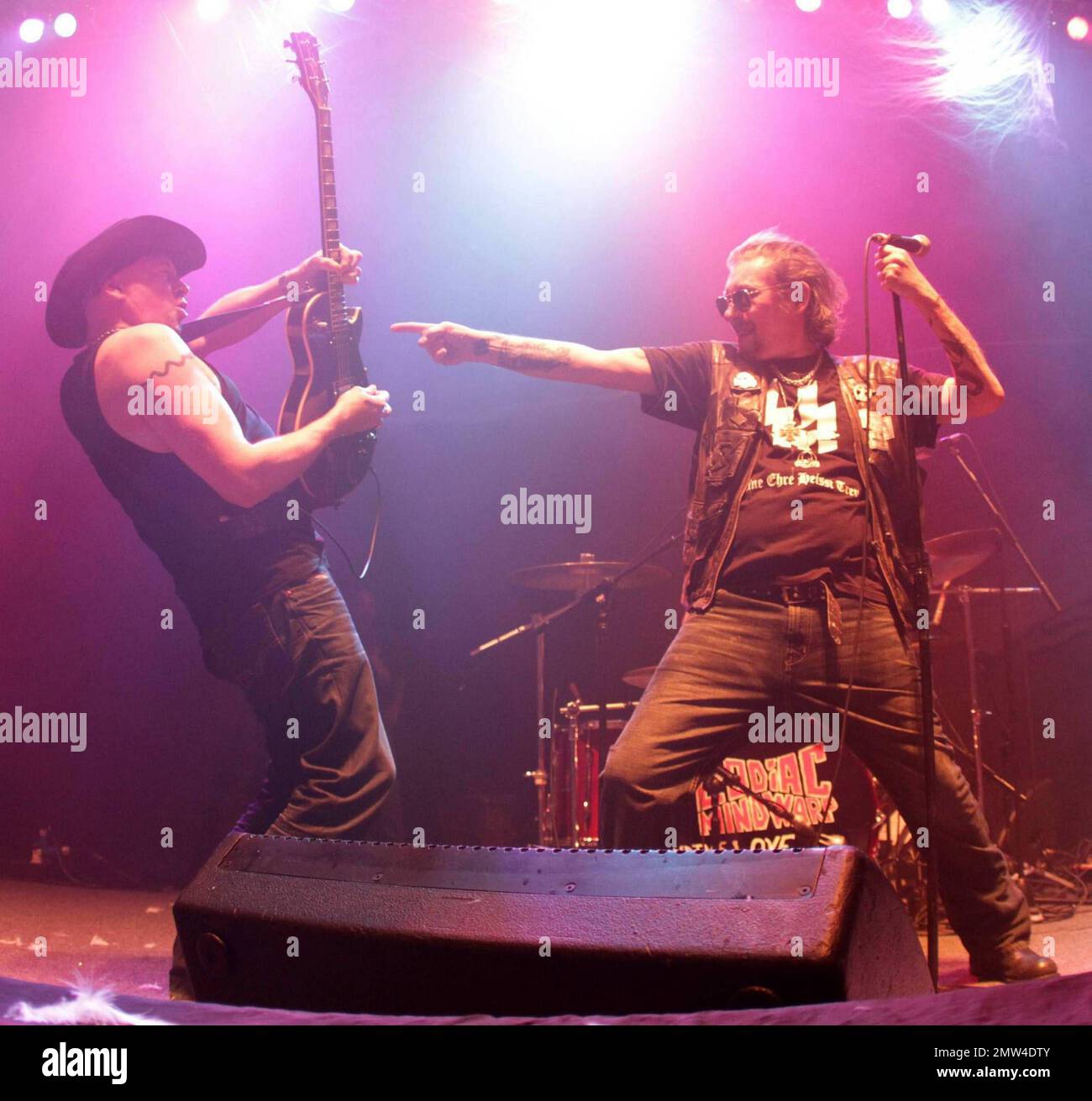 Zodiac Mindwarp and the Love Reaction perform live at Alice Cooper's ...