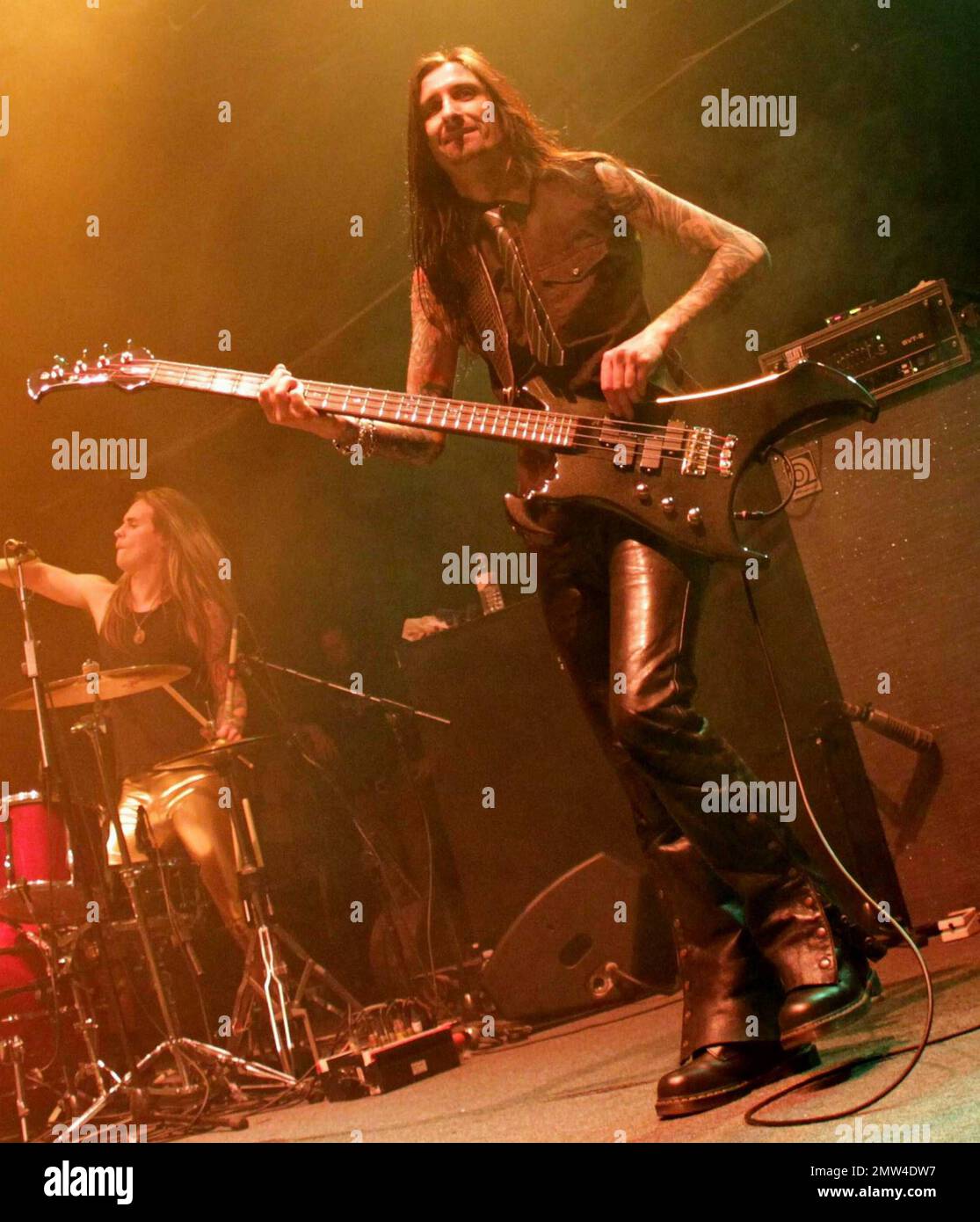 Zodiac Mindwarp and the Love Reaction perform live at Alice Cooper's ...