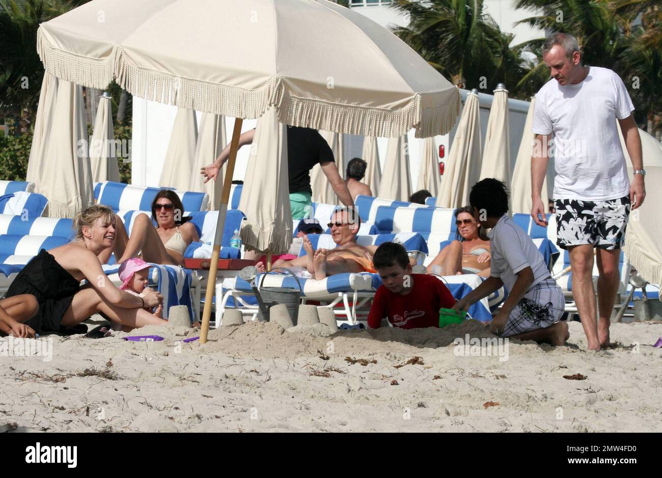 Zoe Ball and her husband Norman Cook (aka Fatboy Slim) spend a family ...