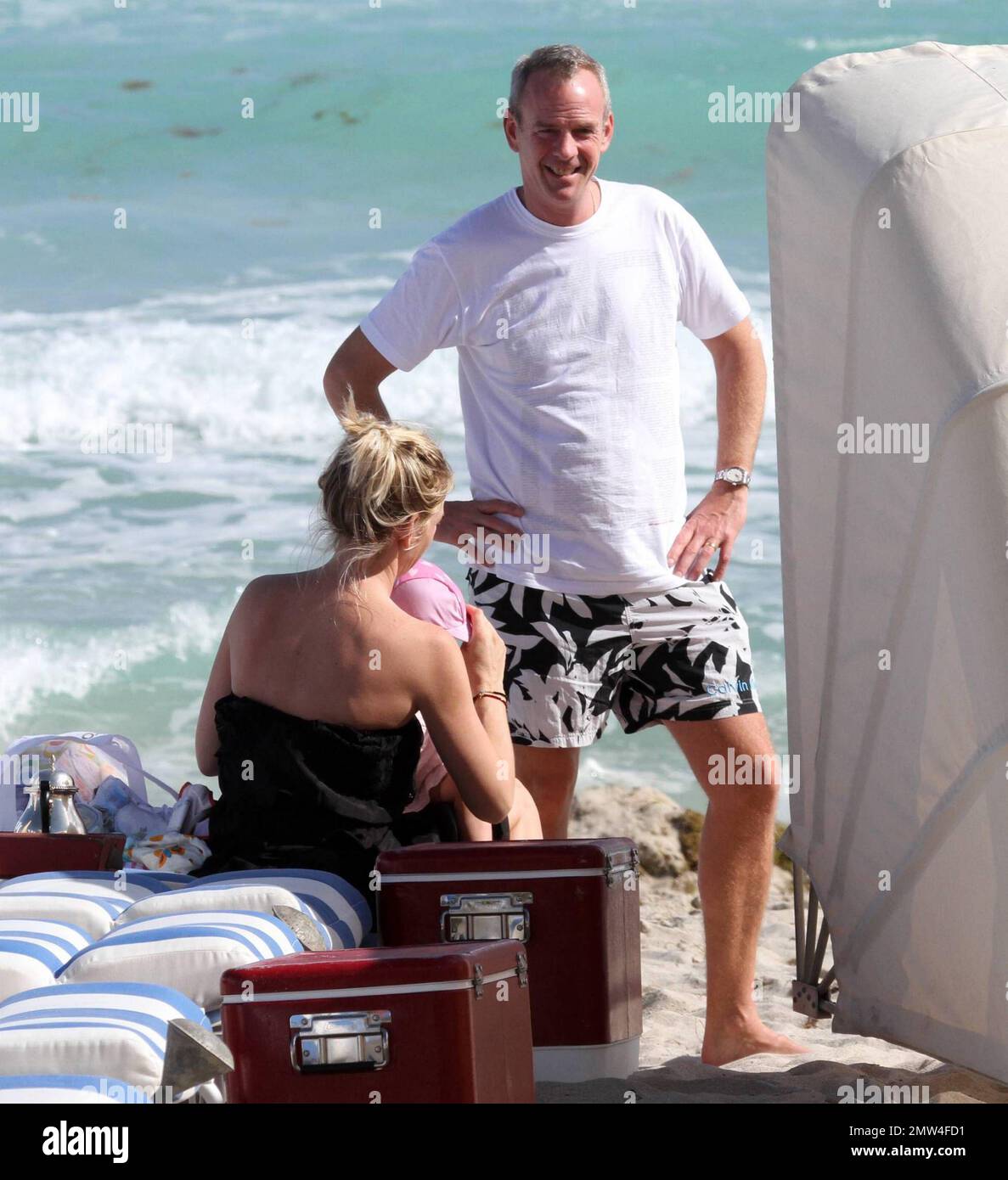 Zoe Ball and her husband Norman Cook (aka Fatboy Slim) spend a family ...