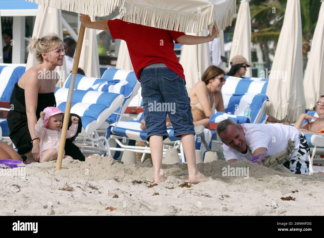 Zoe Ball and her husband Norman Cook (aka Fatboy Slim) spend a family ...