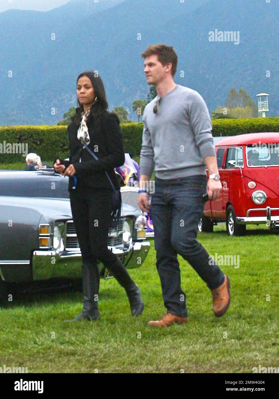 Zoe saldana boots hi-res stock photography and images - Alamy