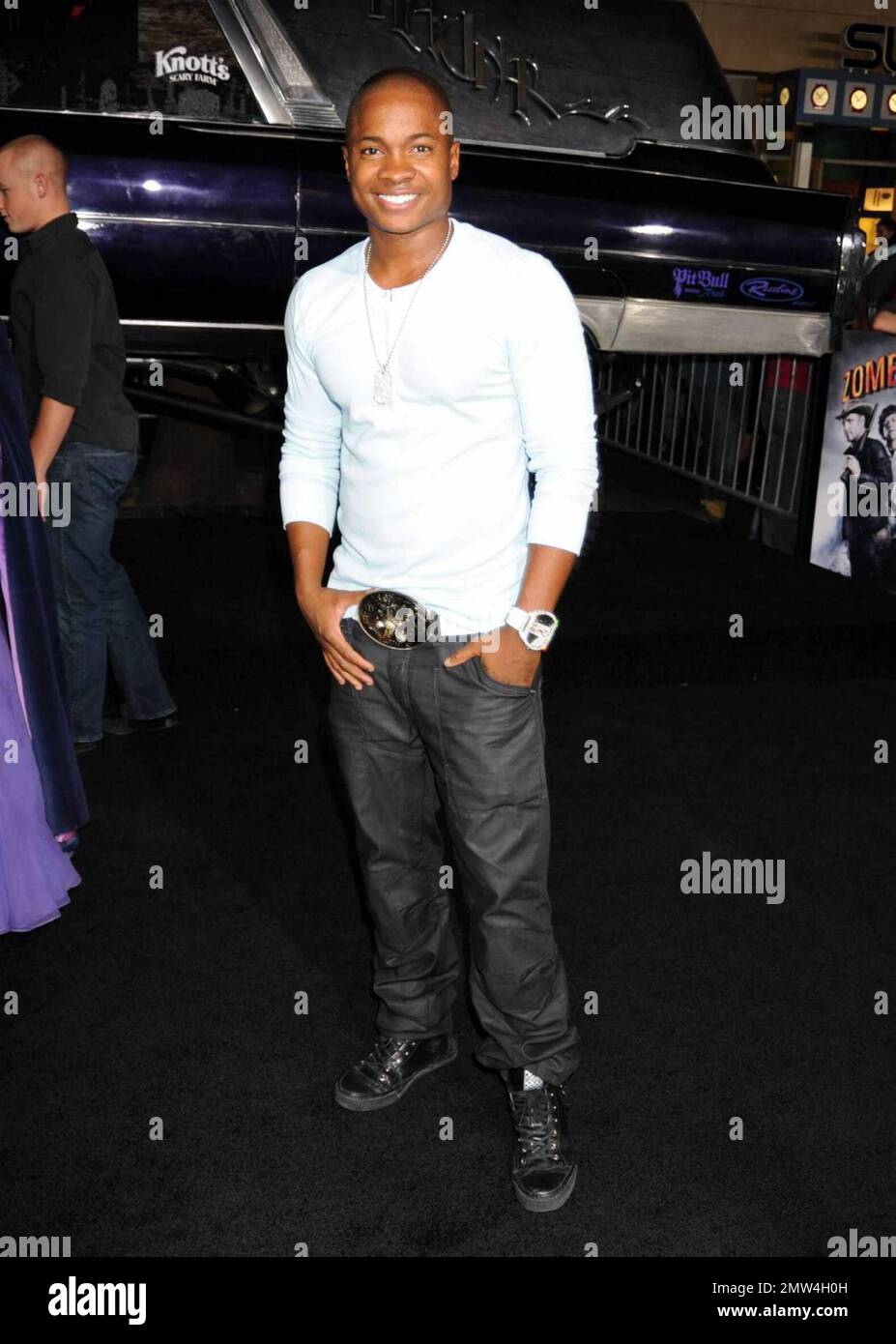 Sam Jones III at the Zombieland premiere at the Graumann's Chinese ...