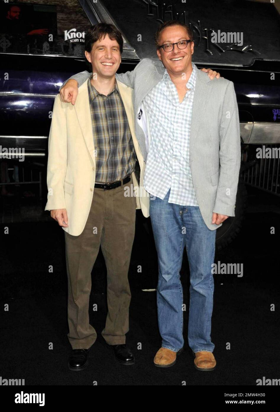 Rhett Reese and Paul Wernick at the Zombieland premiere at the Graumann ...