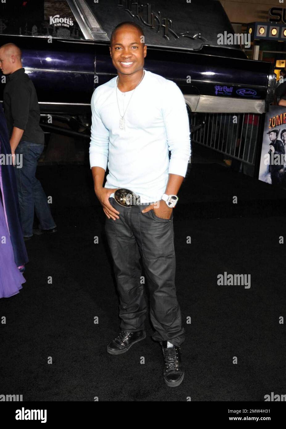 Sam Jones III at the Zombieland premiere at the Graumann's Chinese ...