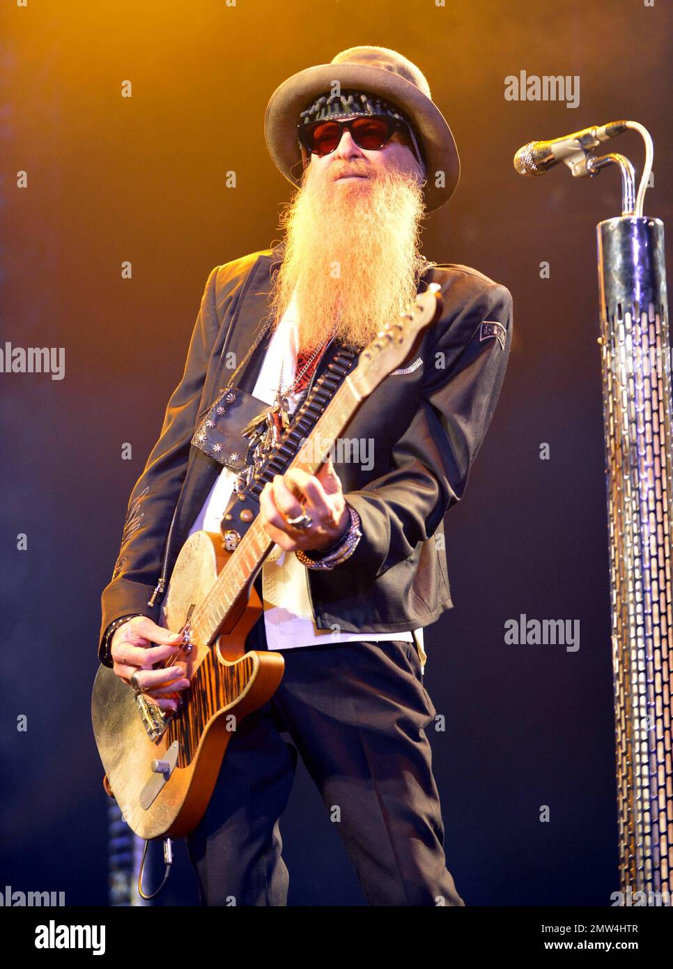 ZZ TOP performs live in concert at Hard Rock Live! in the Seminole Hard Rock Hotel and Casino ...