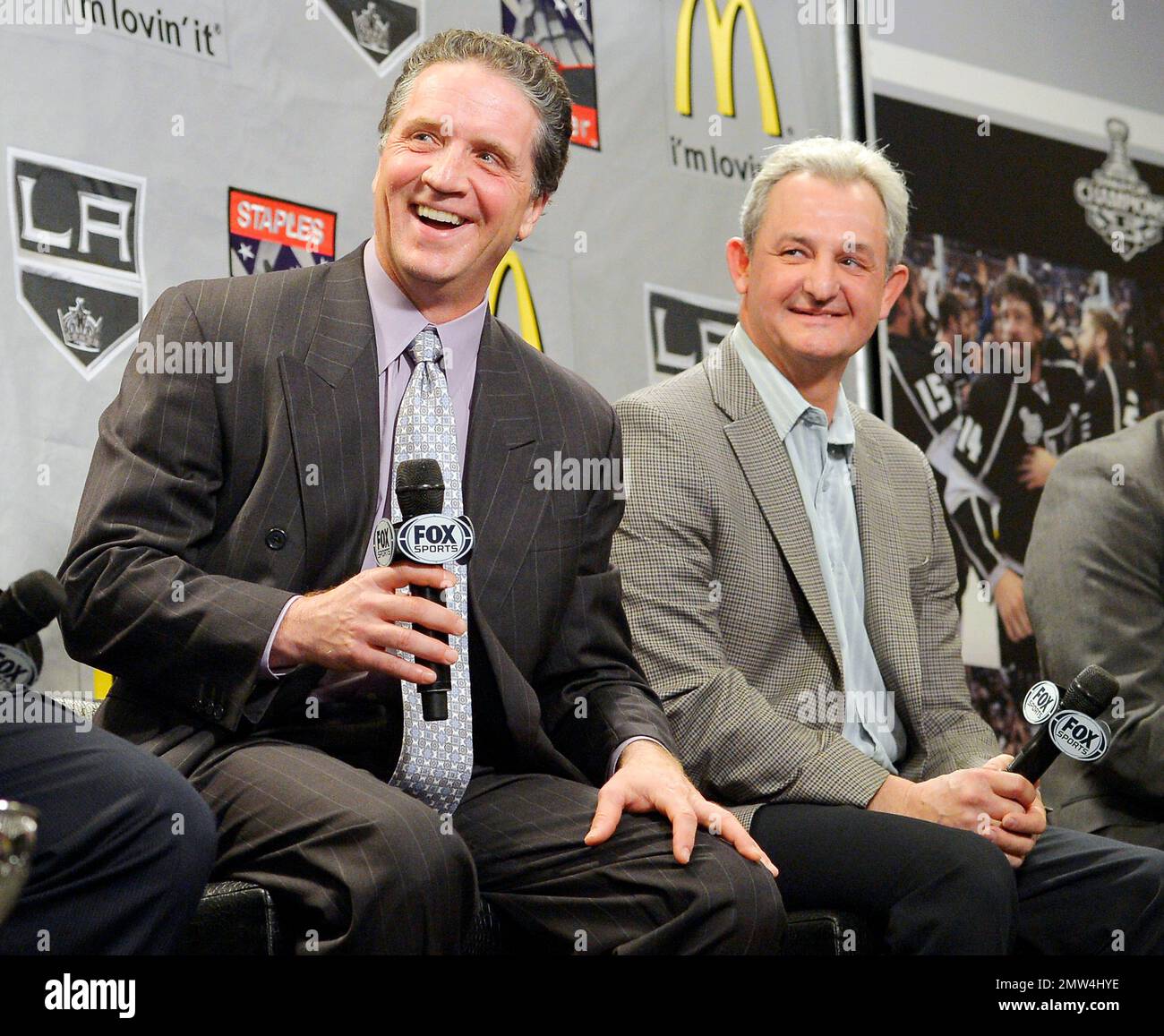 This Jan. 10, 2013 file photo shows Los Angeles Kings president and ...