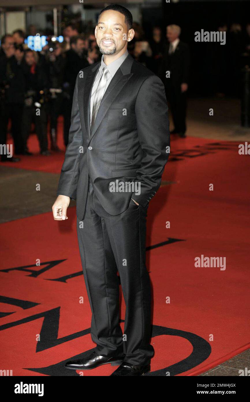 Will Smith attending the UK premiere of his new film "I Am Legend ...