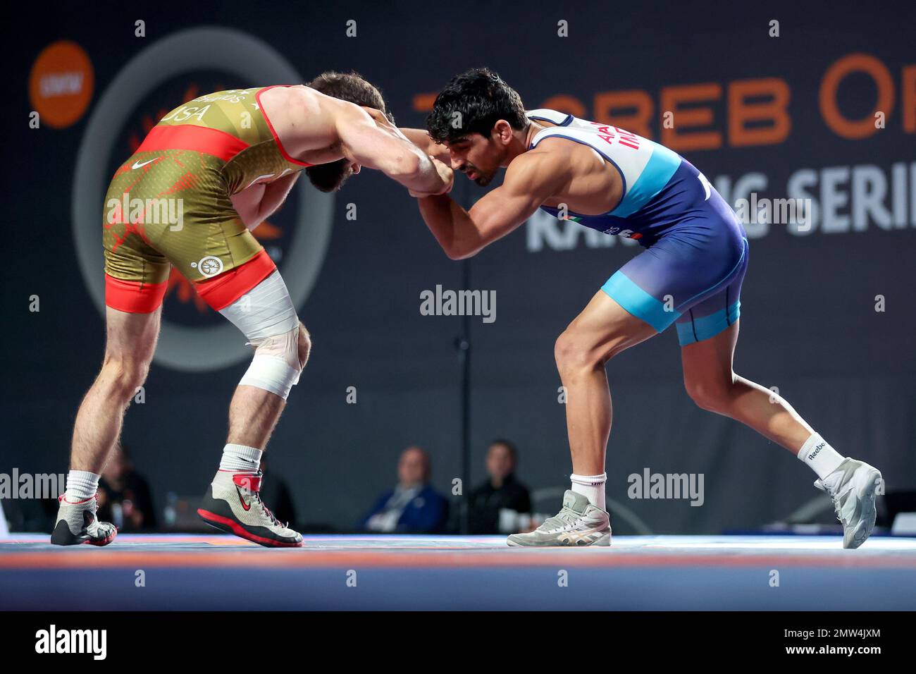 ZAGREB, CROATIA – FEBRUARY 01: Zane Raye Rhodes Richards of USA ...