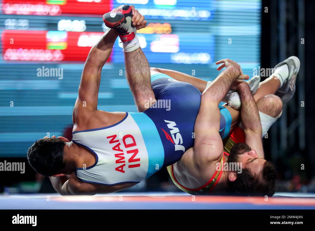 ZAGREB, CROATIA – FEBRUARY 01: Zane Raye Rhodes Richards of USA ...