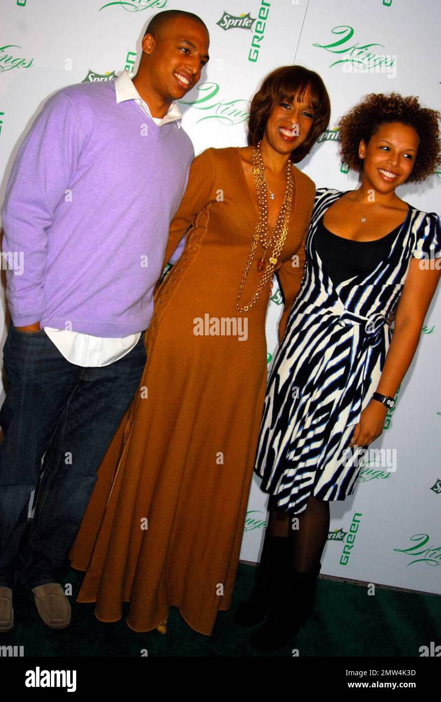 Gayle King and children Will Bumpus and Kirby attend Sprite Green ...
