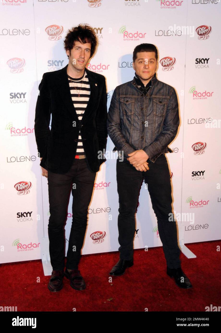 Sam Endicott and Anthony Burulcich of The Bravery at the RadarOnline ...