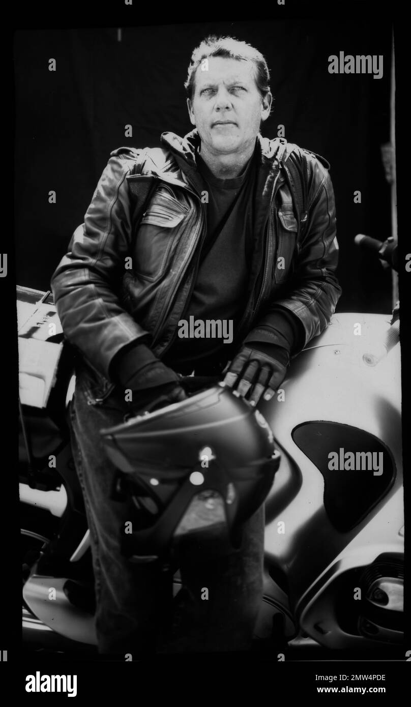 In this April 5, 2017 photo, Darius Jaeger, 45, poses for a portrait ...