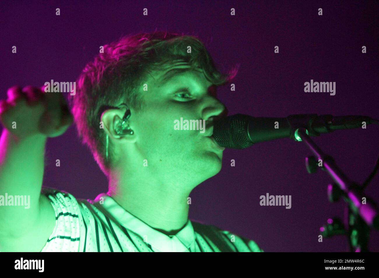 Dave Bayley with Glass Animals performs at the grand opening of the ...