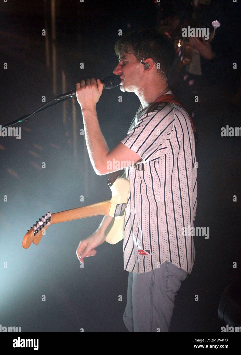 Dave Bayley with Glass Animals performs at the grand opening of the ...