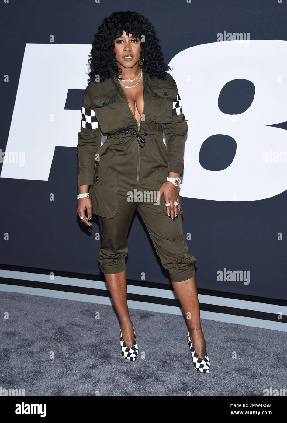 Remy Ma attends the world premiere of Universal Pictures' "The Fate of ...
