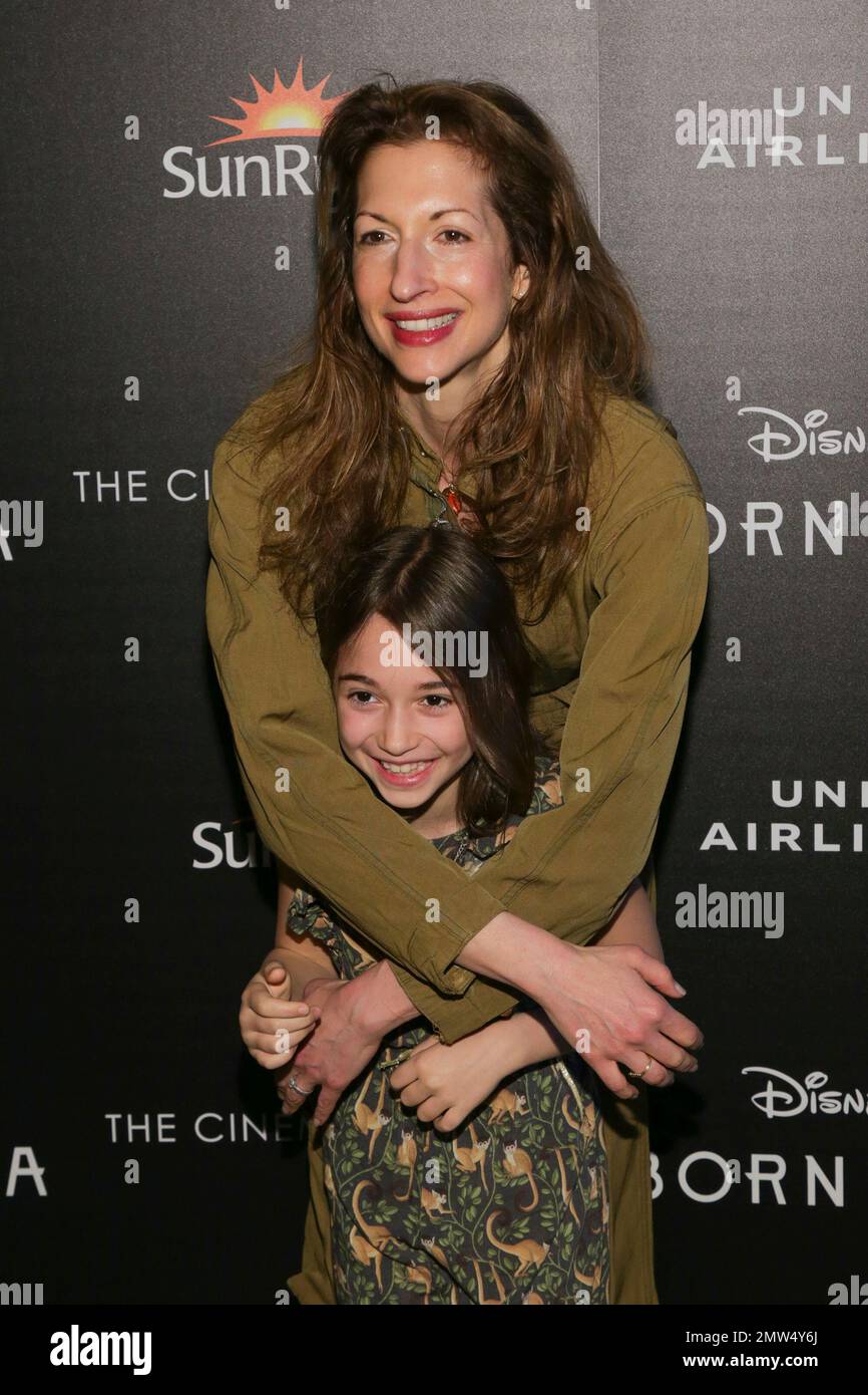 Actress Alysia Reiner, left and Livia Basche attend the premiere for ...