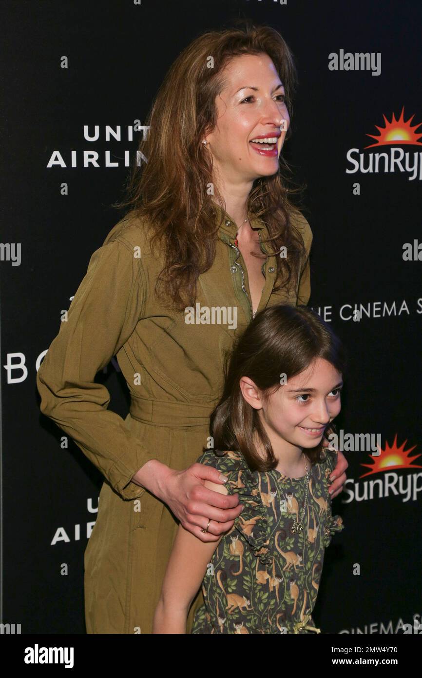 Actress Alysia Reiner, left and Livia Basche attend the premiere for ...