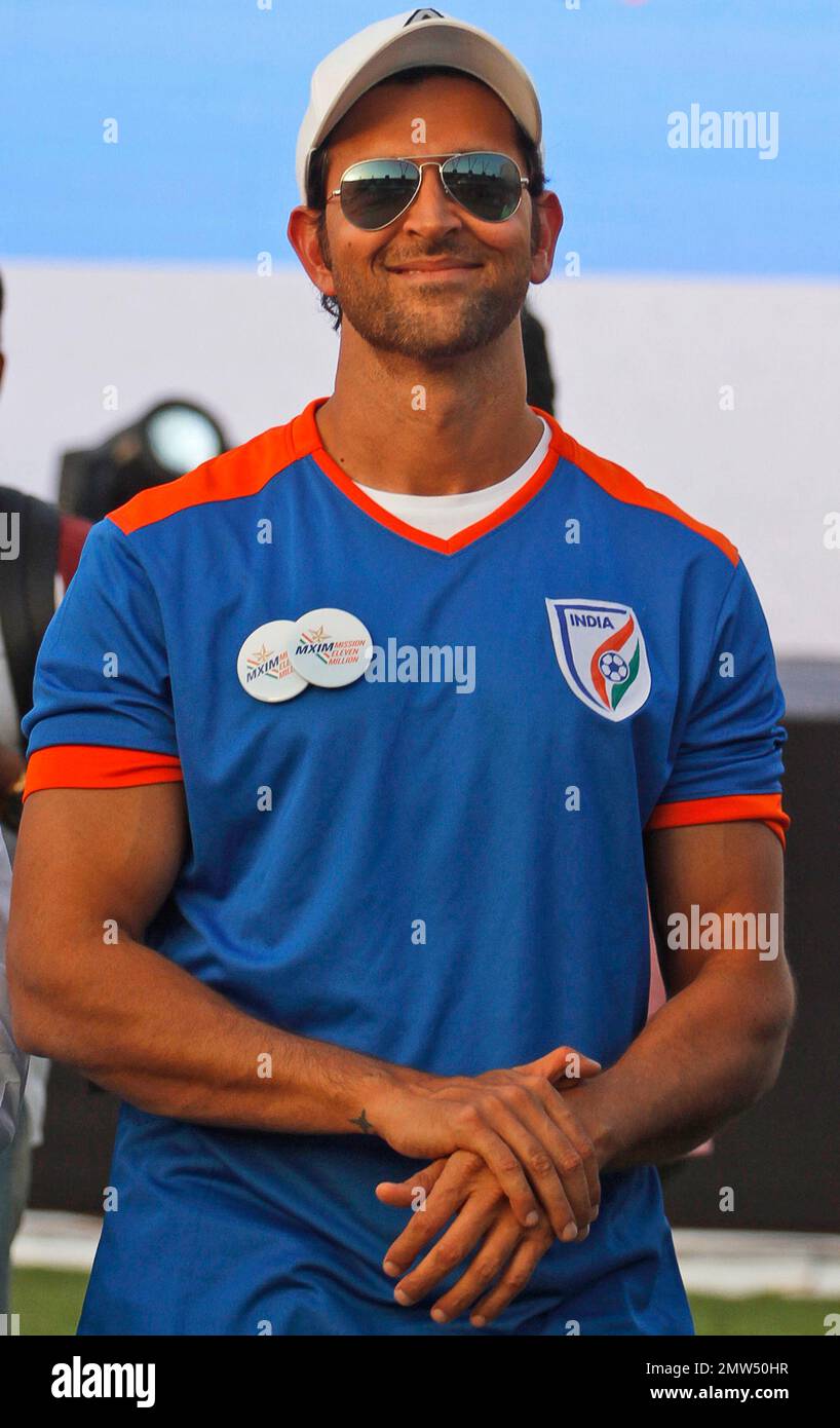 Bollywood actors Hrithik Roshan attends Mission XI Million mega ...