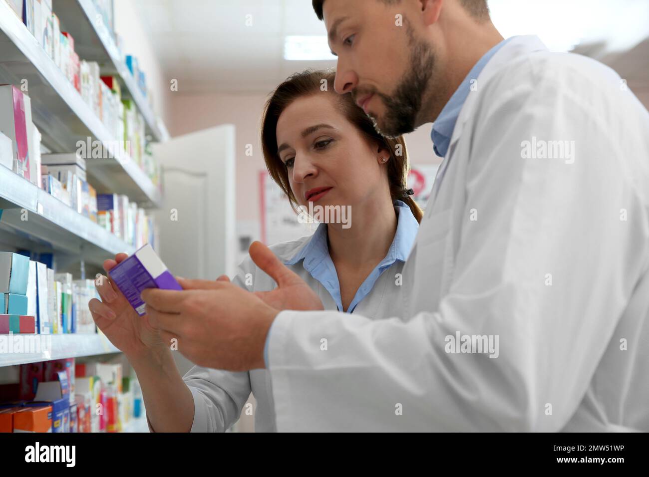 Portrait mature female pharmacists hi-res stock photography and images ...
