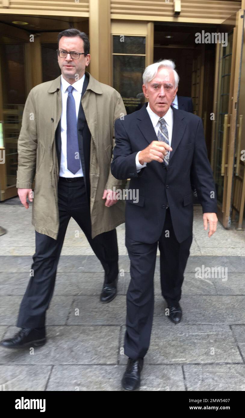 William "Billy" Walters, right, leaves Manhattan federal court in New ...
