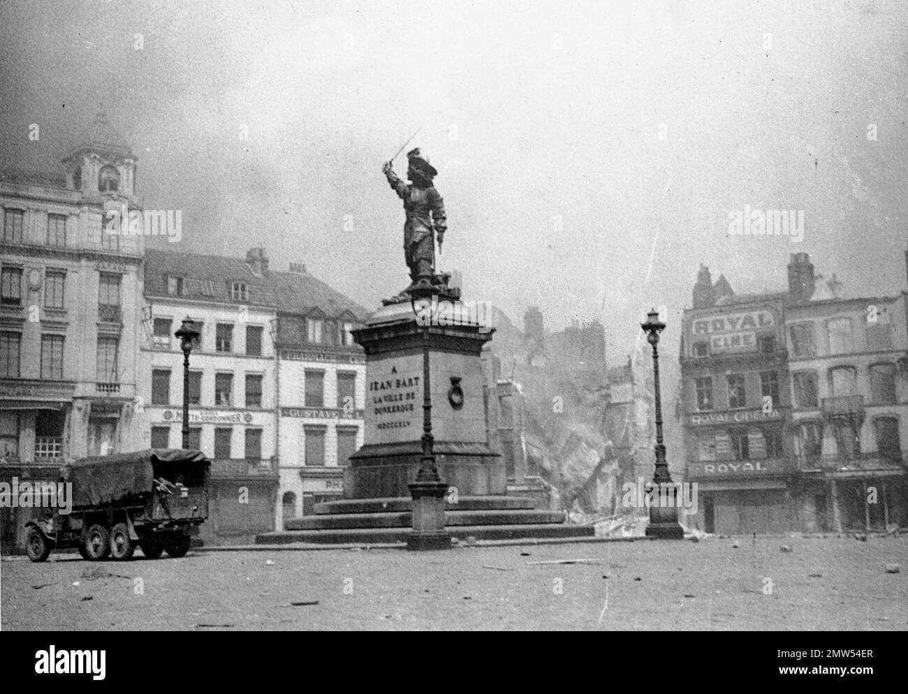 In the heart of Dunkirk, France, the statue of Jean Bart still stands ...