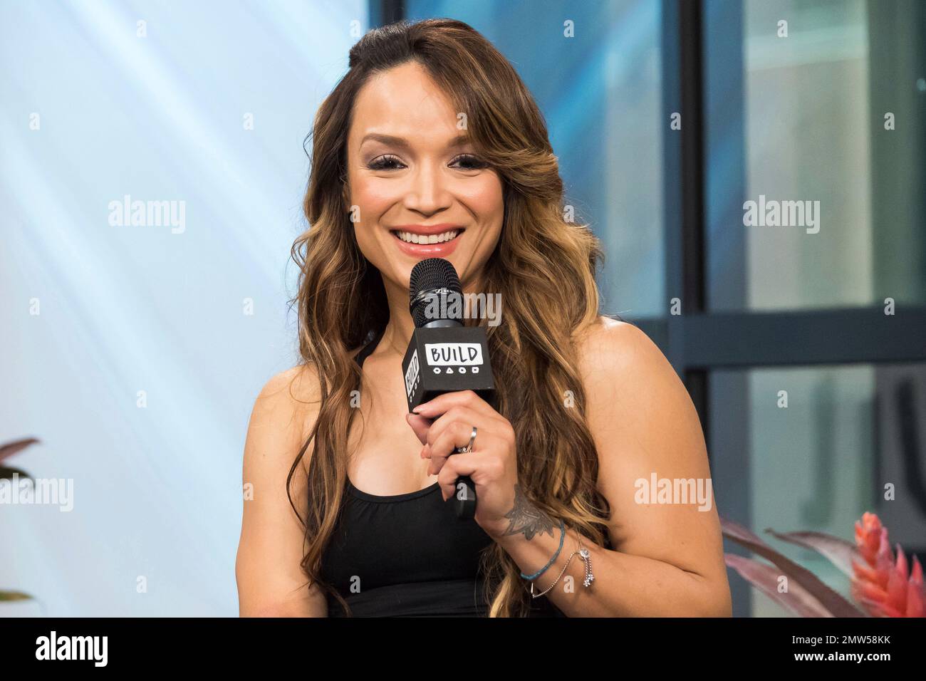 Mayte Garcia participates in the BUILD Speaker Series at AOL Studios to ...
