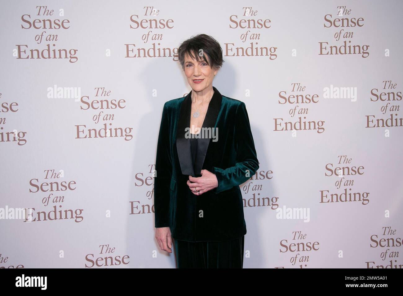 Actress Harriet Walter poses for photographers as she arrives for the ...